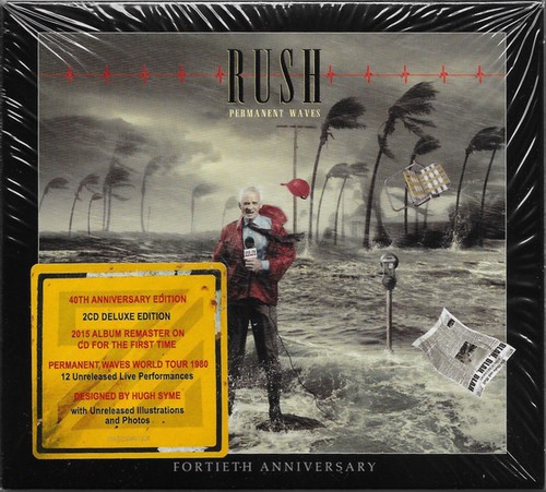 Rush Permanent Waves (40th Anniversary) Anthem (5), Mercury CD, Album ...