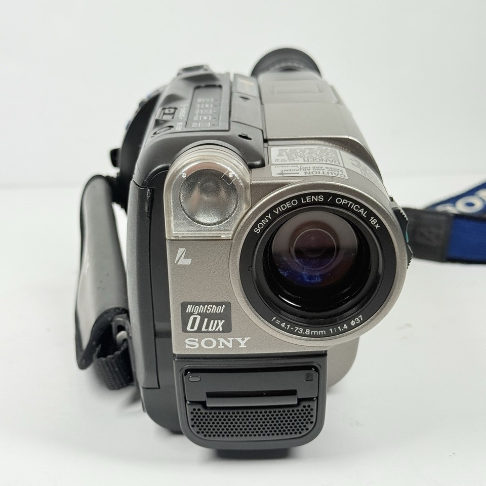 Sony Handycam DCR-TRV43 Silver 360x Digital Zoom Video Camera Camcorder ...