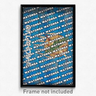 Watonga Oklahoma Poster (OK City Souvenir 11x17 Town Print) | eBay