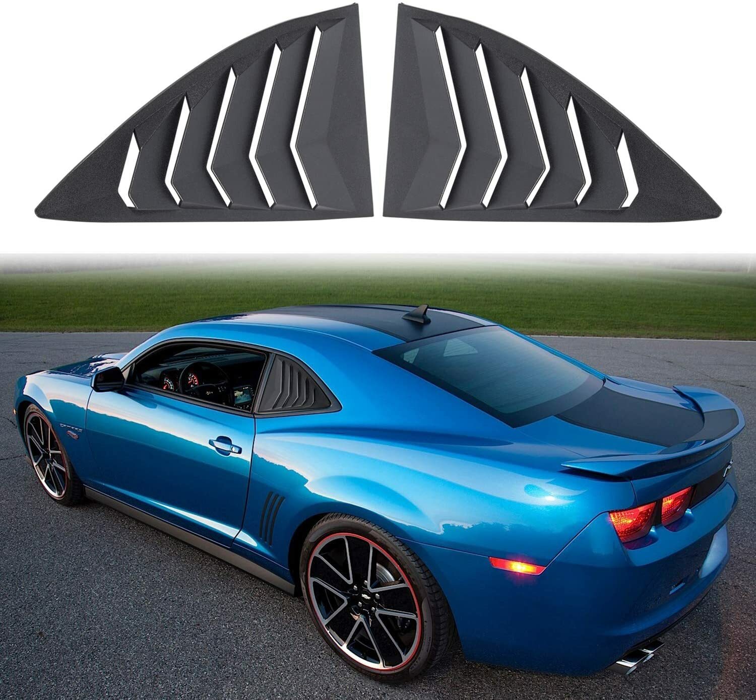 Side Window Louvers Windsheild Sunshade Cover for Chevy Camaro 2010 ...