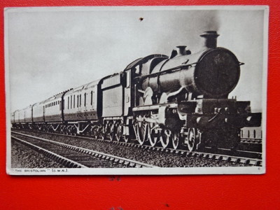 POSTCARD GWR NAMED TRAIN SERVICE THE BRISTOLIAN | eBay UK