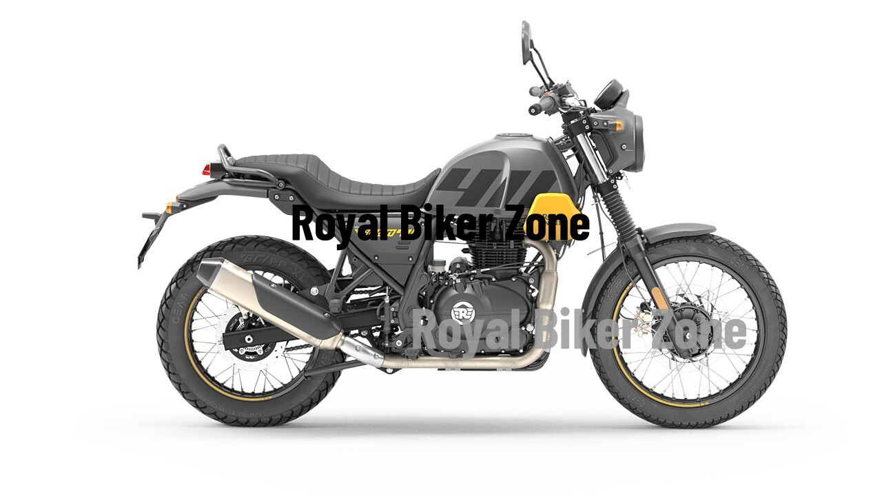 Royal Enfield Black "Front Mudguard Raising Kit" For "Himalayan Scram ...