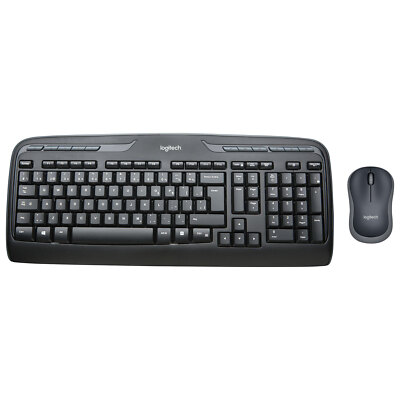 Logitech Wireless Desktop MK320 2.4GHz Wireless Keyboard French Layout ...