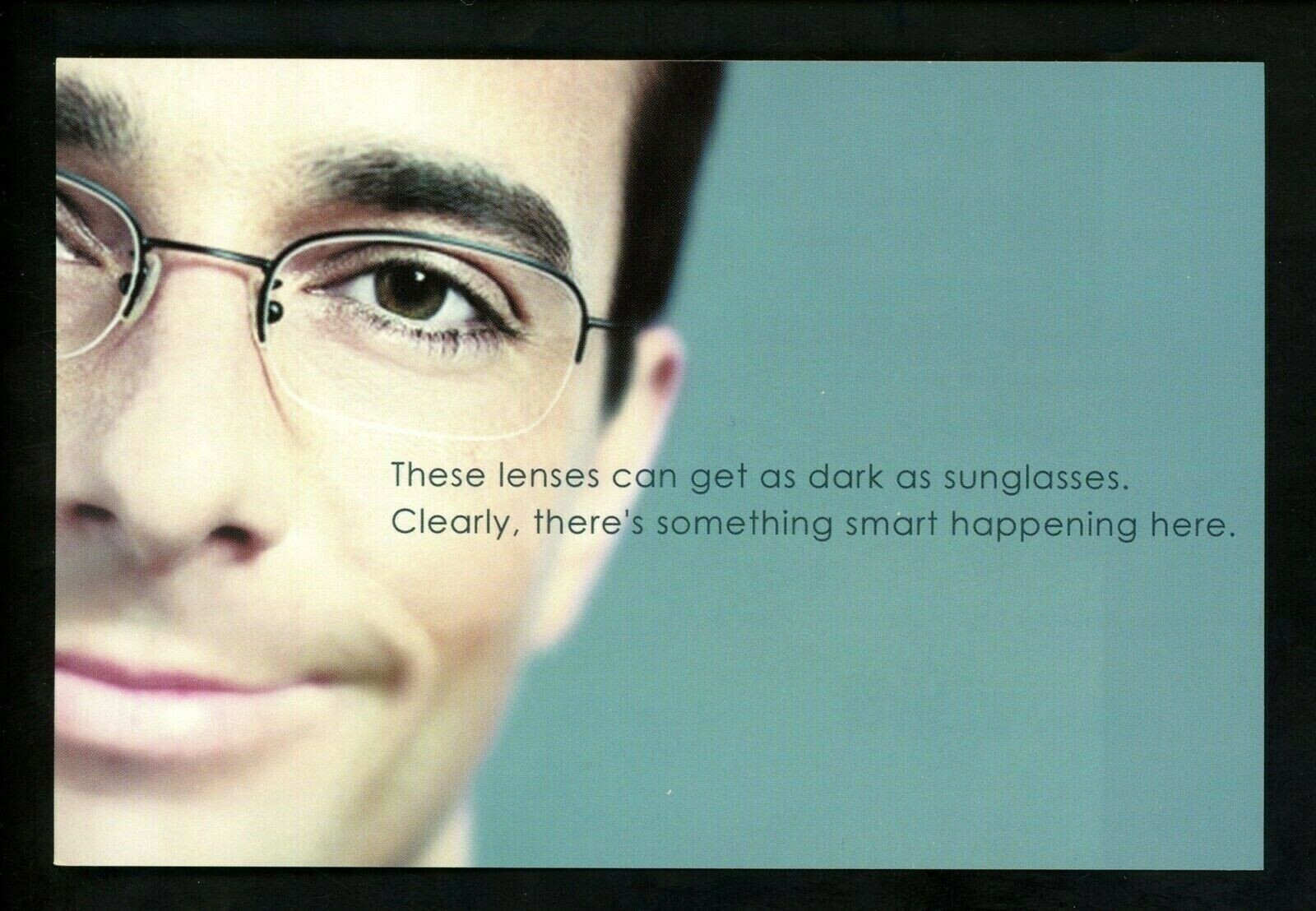 Optical Eye Postcard Advertising Manufacturer Essilor Transitions ...