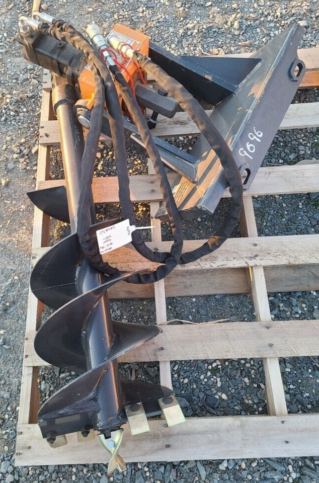 Mini Auger Post Hole Digger Attachment Fits Mini Skid Steer Toro Dingo ...