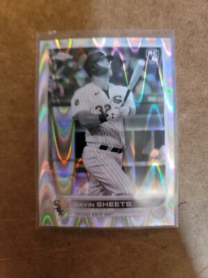 Gavin Sheets 2022 Topps Chrome Rookie Sonic Baseball Ray Wave | eBay