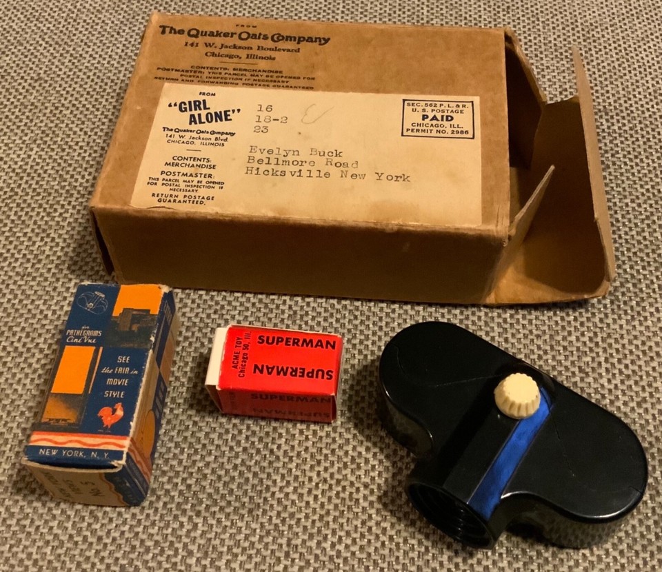 Quaker Oats Promotional Viewer World's Fair & Superman Vintage Picture ...