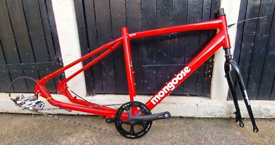 2021 Mongoose MBT Gravel Define Pro X-Series 20 Inch Red Bike Frame With Parts | eBay UK