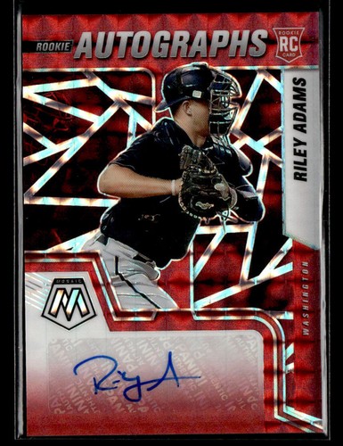 2022 Panini Mosaic #RAM-RA Riley Adams Rookie Autographs Fusion | eBay