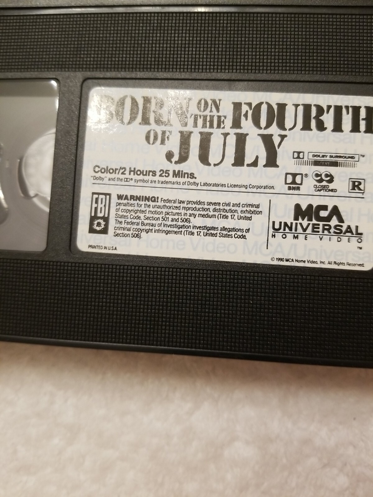 Born on the Fourth of July (VHS, 2001) Pre-Owned in good condition Tom ...