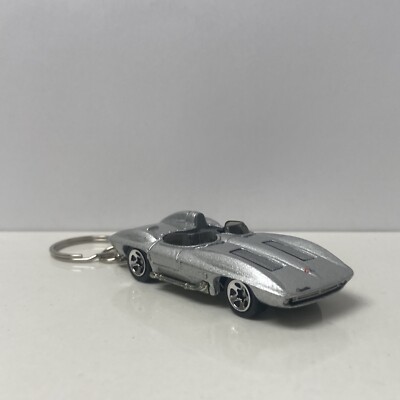 RARE KEY CHAIN SILVER CHEVY CORVETTE STINGRAY CUSTOM LIMITED EDITION ...