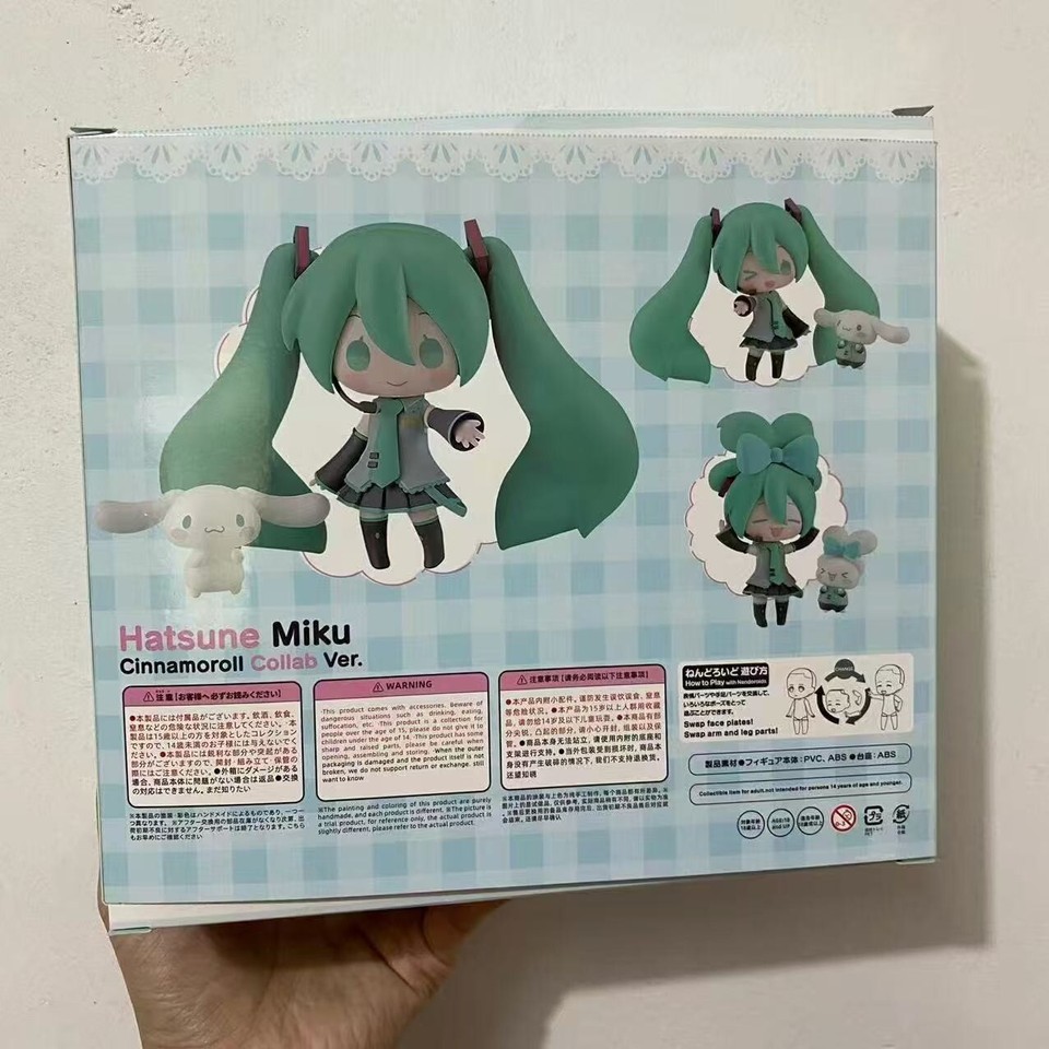 Nendoroid #2306 Hatsune Miku x Cinnamoroll - 10cm Poseable Figure | eBay