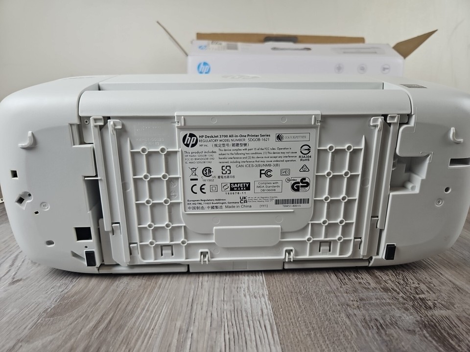 HP DeskJet 3772 White Inkjet All-In-One Wireless Color Injekt Printer ...