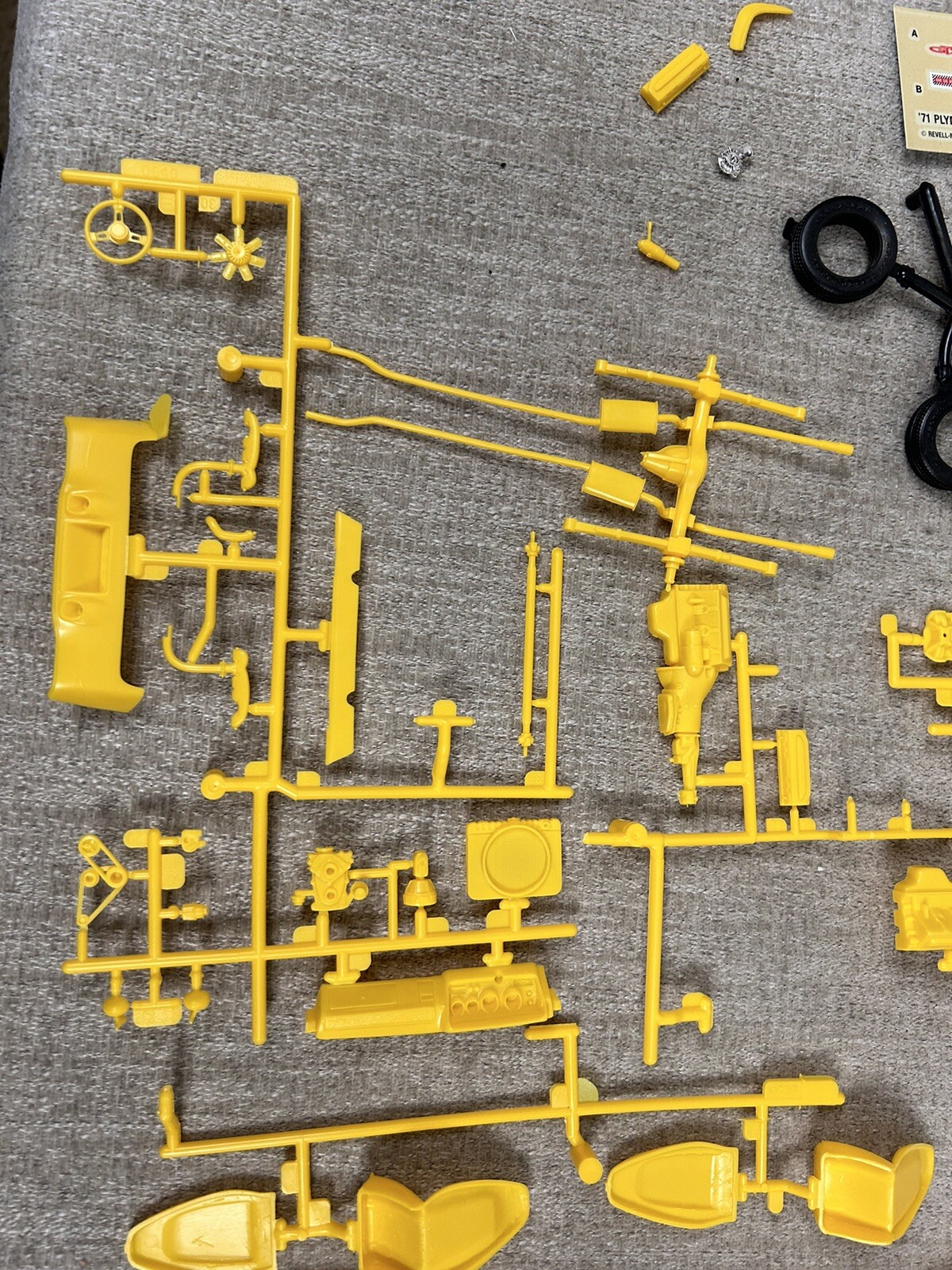 Revell 1971 '71 Plymouth GTX Plastic Model Kit #7608 1:24 Scale | eBay