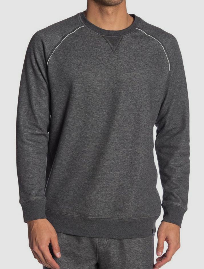 $84 Joe's Men's Gray Rest Assured Raglan Crew Neck Long Sleeve ...