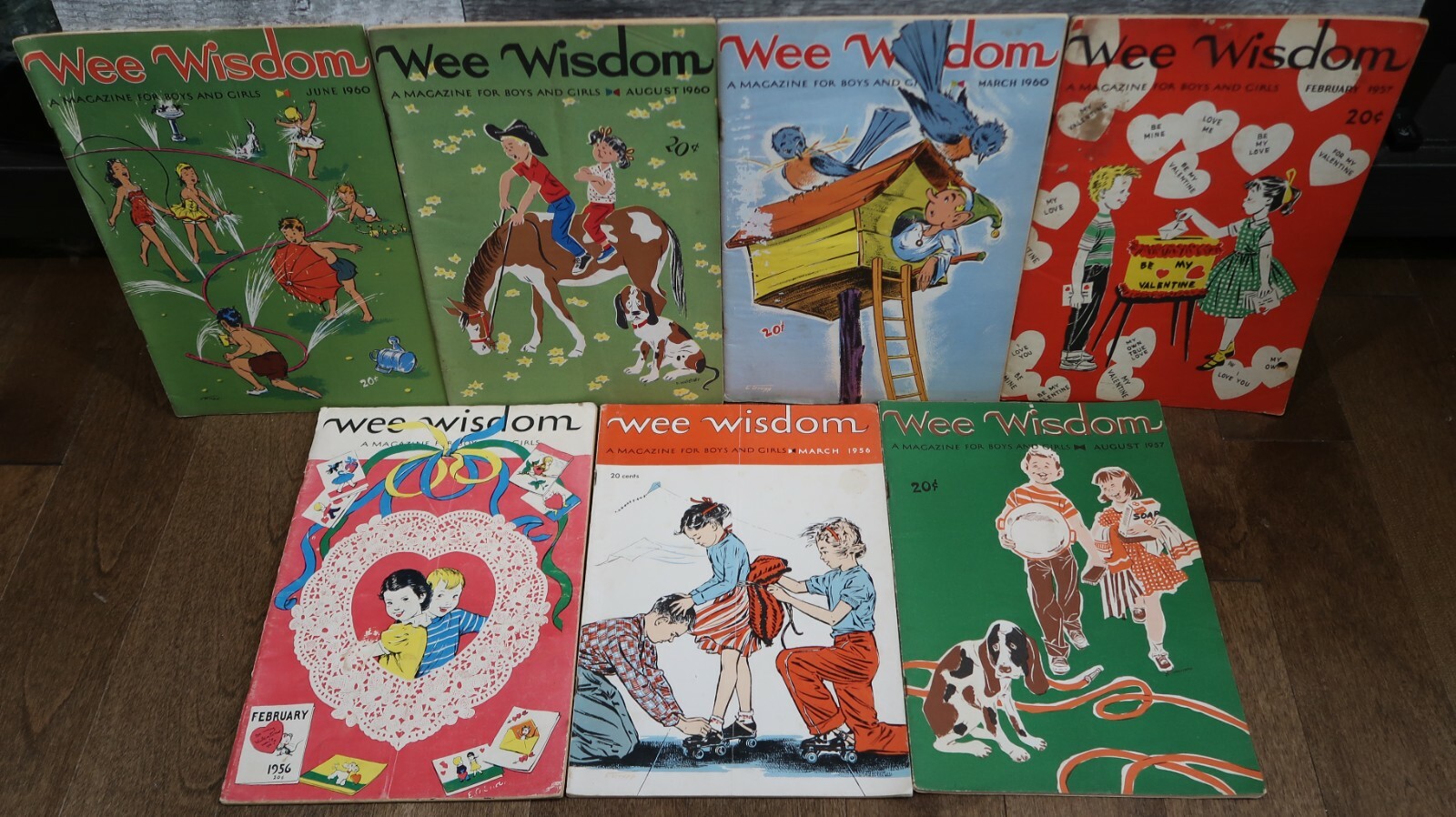 Lot of 7 WEE WISDOM Children's VTG Magazines 1956-1960 Vintage | eBay