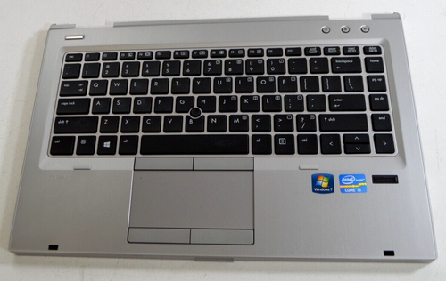 HP EliteBook 8470P 686964-001 Genuine Palmrest & Touchpad Keyboard ...