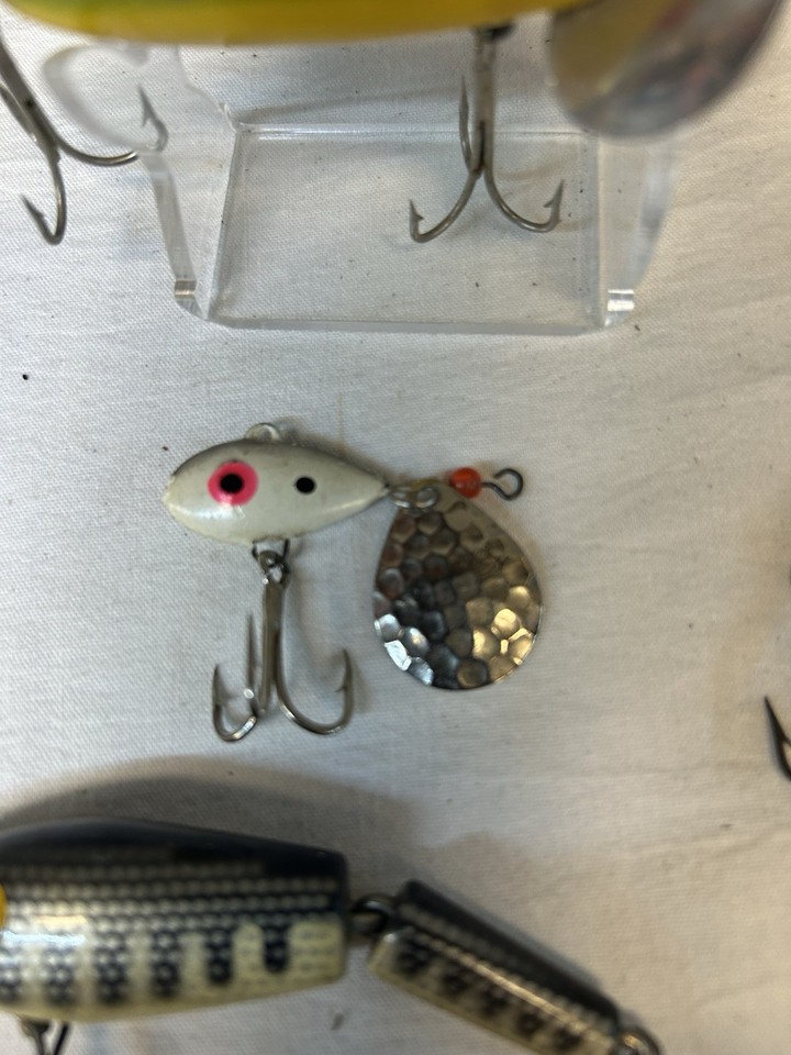 16 VTG Fishing Lures/L &S Mirro Lure/Frantic Antic/Little George/Lazy ...