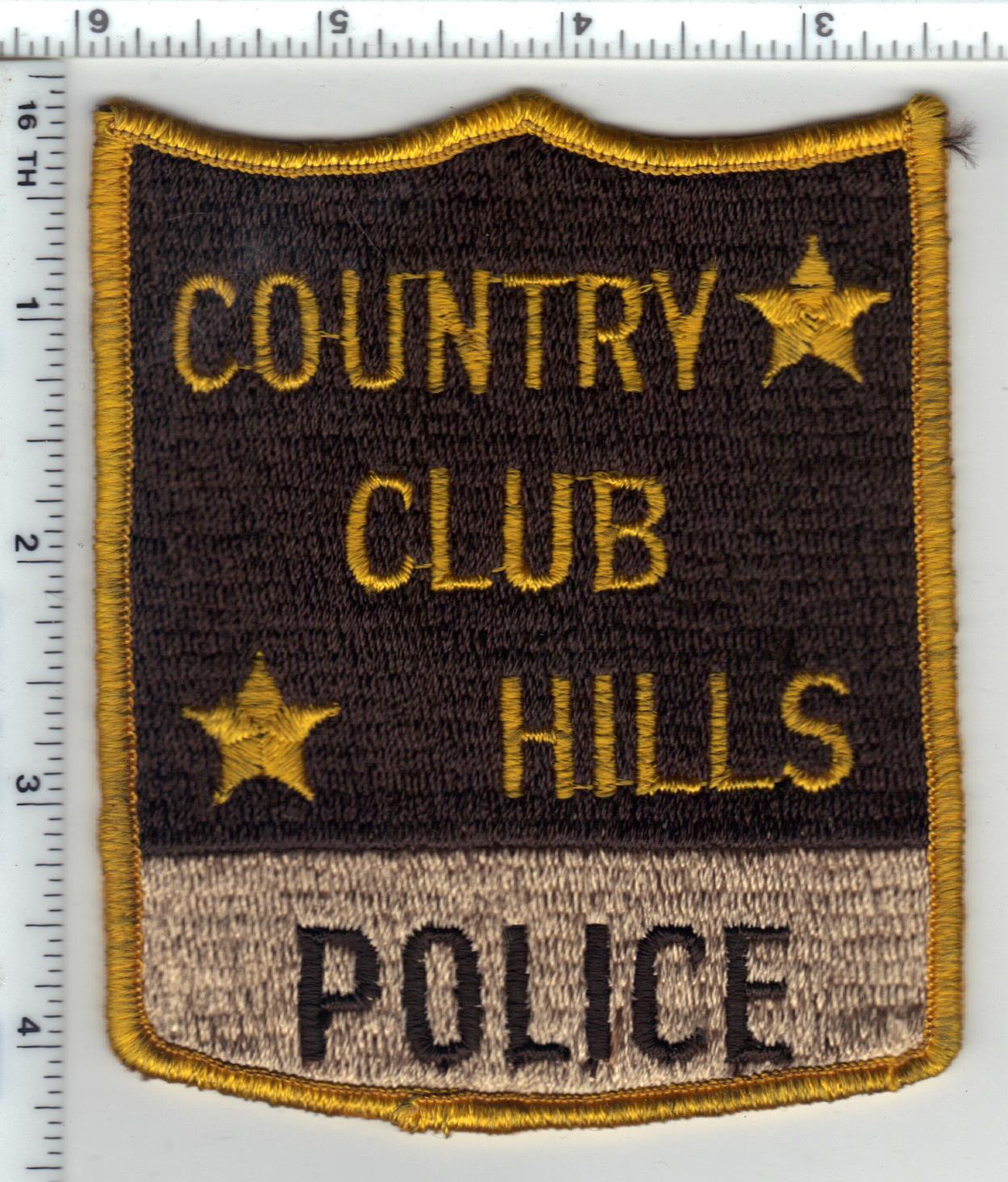 Country Club Hills Police (Illinois) 1st Shoulder Patch | eBay