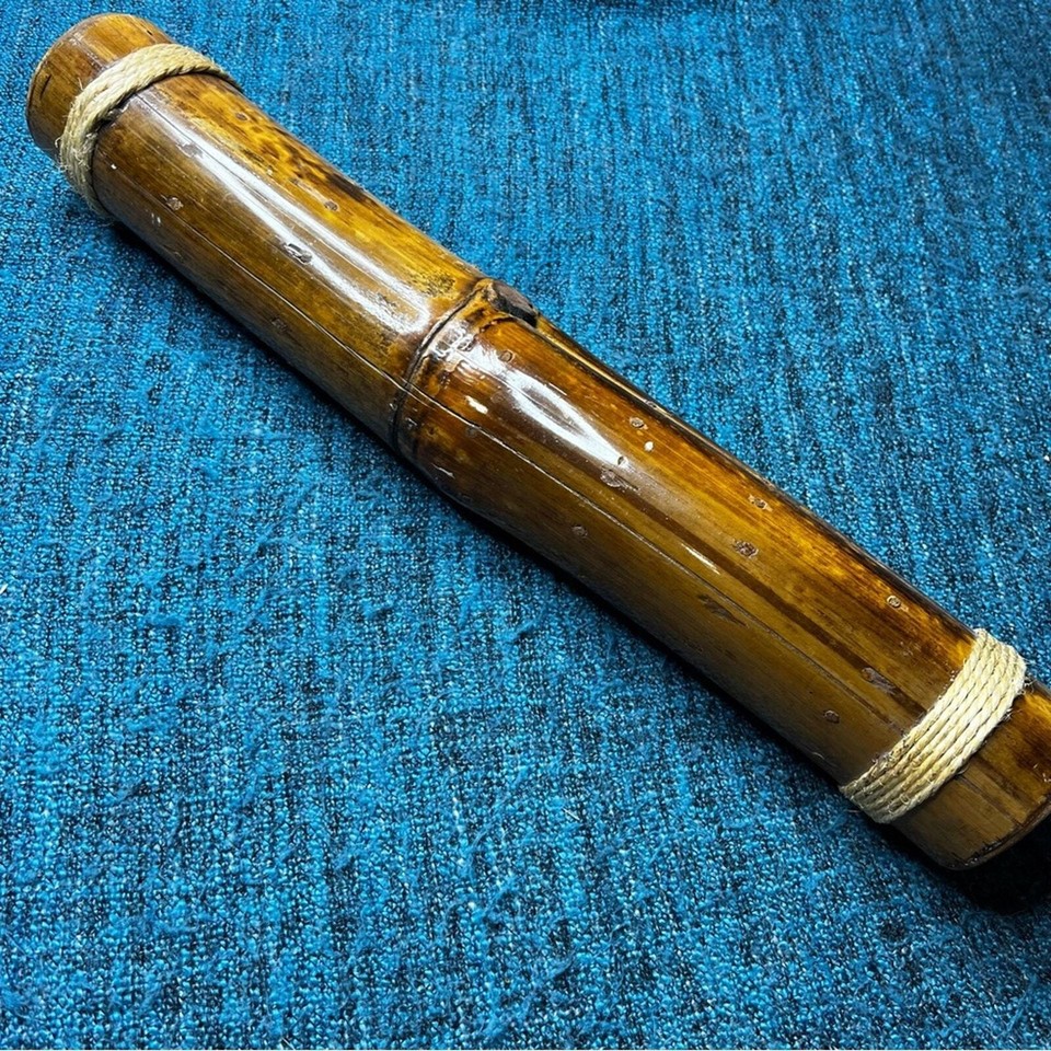 Handmade Brown Bamboo Rain Stick Natural Musical Instrument 20 inch ...