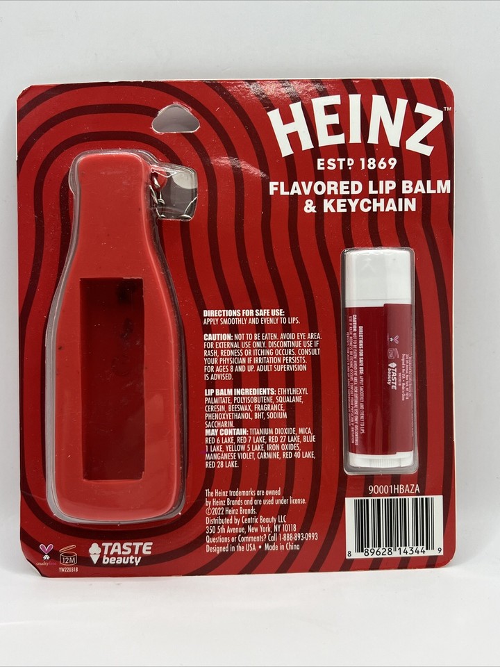 NEW HEINZ FLAVORED LIP BALM & KEYCHAIN | eBay