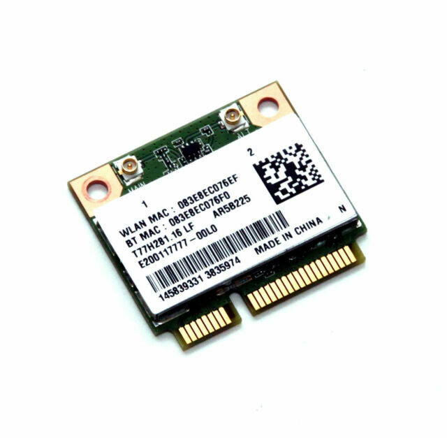 Atheros WiFi Wireless and Bluetooth Combo Mini Pci-e Card Ar5b225 for ...