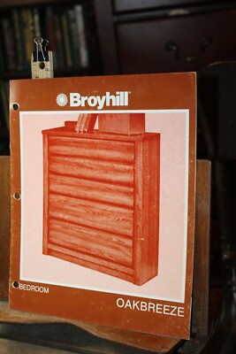 Vintage 1970s-1980's Broyhill Furniture Brochure Oakbreeze Bedroom | eBay