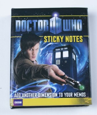 BBC DOCTOR WHO STICKY NOTES NEW TARDIS DALEK | eBay