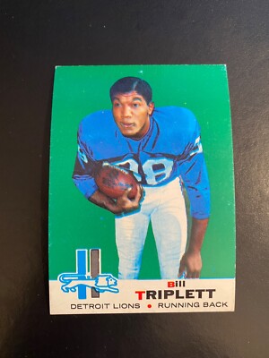 1969 TOPPS FOOTBALL #32 BILL TRIPLETT!! $1 SHIPPING!! | eBay