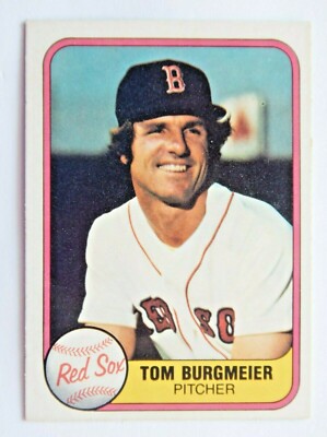 Tom Burgmeier #228 Fleer 1981 Baseball Card (Boston Red Sox) VG | eBay