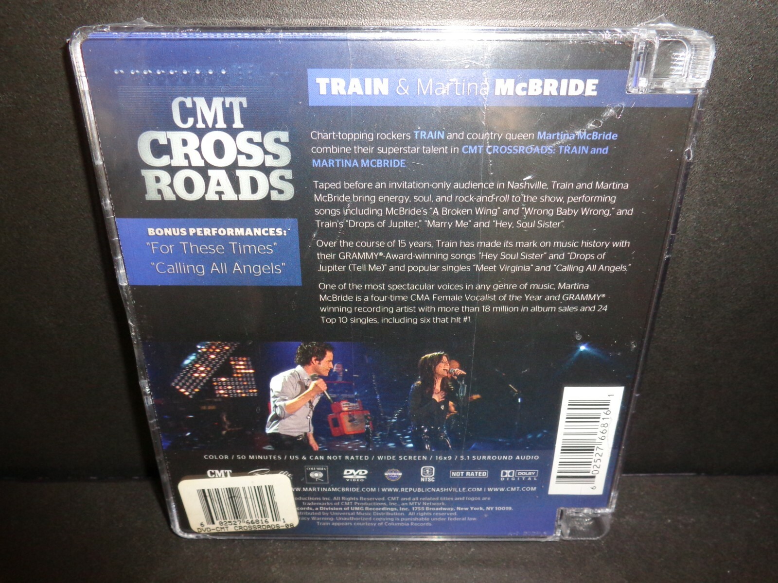 CMT Crossroads: Train and Martina McBride (DVD, 2011) for sale online ...