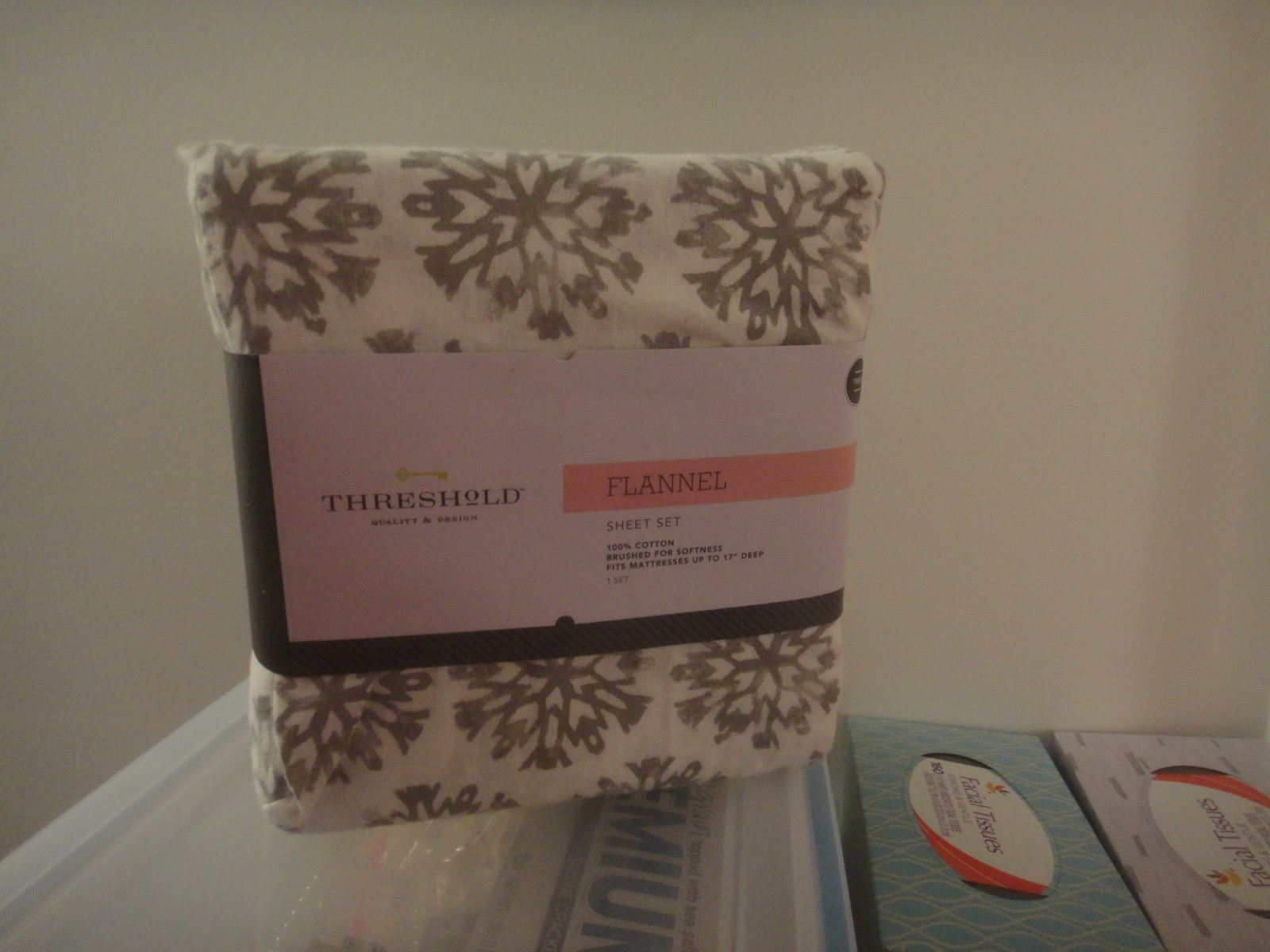 NEW - Threshold Performance Twin Sheet set all cotton up to 17" deep ...
