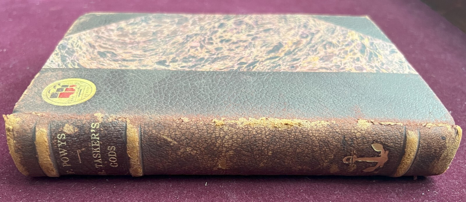 Mr. Tasker's Gods, vintage 1925 London copy Leatherbound HC Theodore F ...