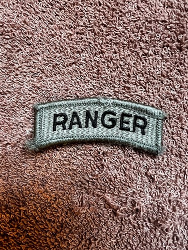 US Military, ARMY RANGER tab, ACU Pattern Subdued W/ Hook Backing | eBay