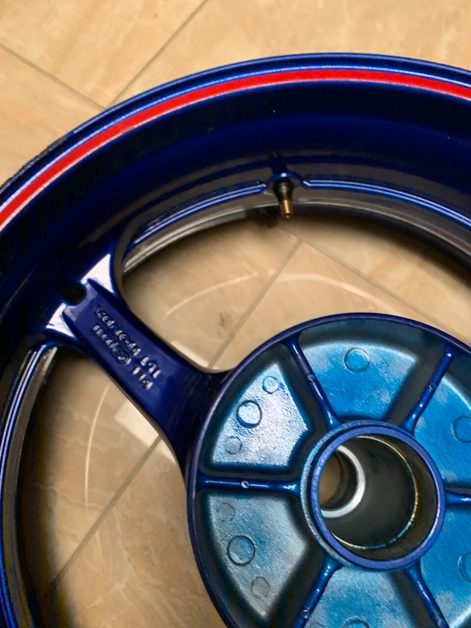 Suzuki GSXR ZZR Ninja Enkei Motorcycle Wheel Rims J 17M/C4 MT6.00 DOT ...