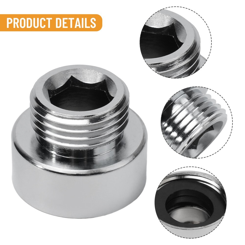 Shower Hose Head Adaptor 3 4 Female To 1 2 Male Bsp Chrome Reducer