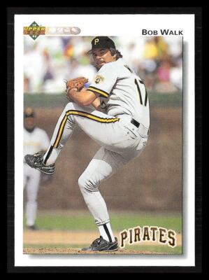 Bob Walk 1992 Upper Deck #619 Pittsburgh Pirates | eBay