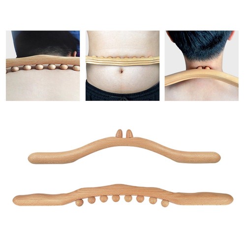 Portable Soft Relaxation Tool Wooden Muscle Massage Roller Leg Fascia ...
