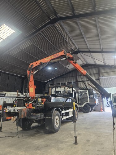 Palfinger Crane , Hihab ,lorry ,hydrolic , Orange , Wireless Remote ...