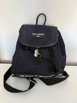 POLO SPORT RALPH LAUREN VINTAGE SMALL BACKPACK Y2K | eBay UK