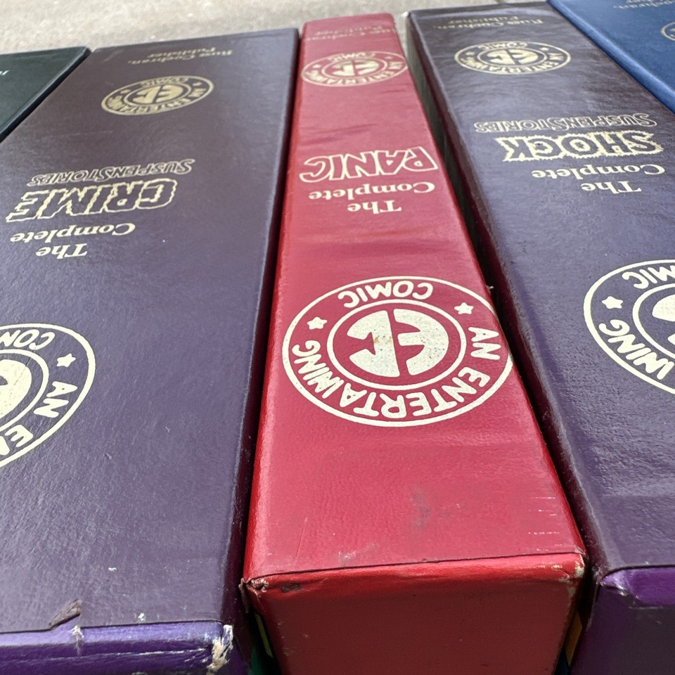 7 Mad Slipcase ONLY Complete EC Library Russ Cochran Pulp Fiction Hard ...