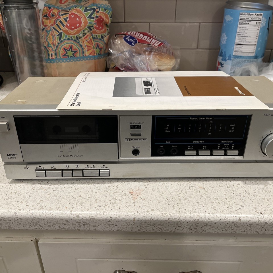 Vintage Modular Component Systems MCS Series 3548 Stereo Cassette Deck ...
