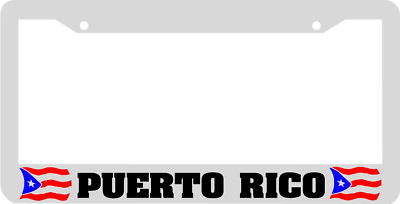 PUERTO RICO RICAN FLAG License Plate Frame | eBay