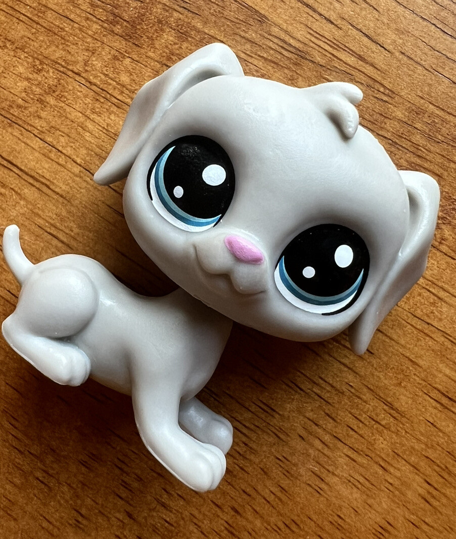 Littlest Pet Shop Authentic #1-107 Bill Weimaran Puppy Dog Weimaraner ...