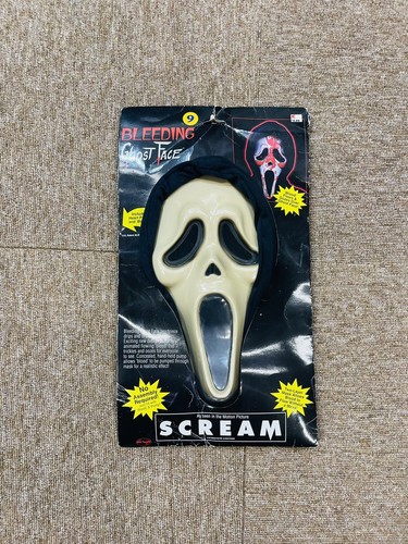 Scream Movie GhostFace Bleeding Mask - 1997 by FunWorld Sealed In Box ...