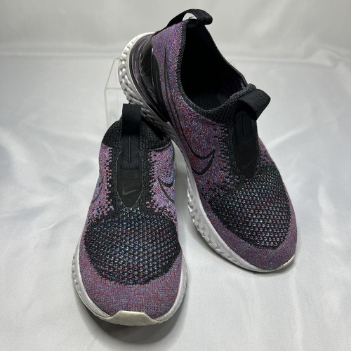 Nike Epic Phantom React Flyknit (GS) Girl's Size 4Y Running Shoes ...