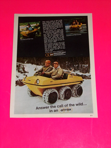 1967 ATV Attex 6 Wheel Transporter Ad Goes almost anywhere | eBay