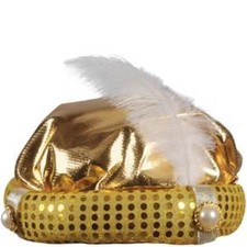 Purple Sultan Hat Sheik Turban Arabian Prince Wisemen Genie Costume ...