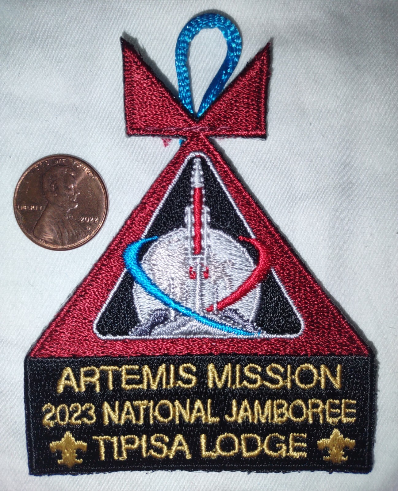 BSA CENTRAL FLORIDA OA TIPISA 326 2023 JAMBOREE PATCH NASA ARTEMIS ONLY ...