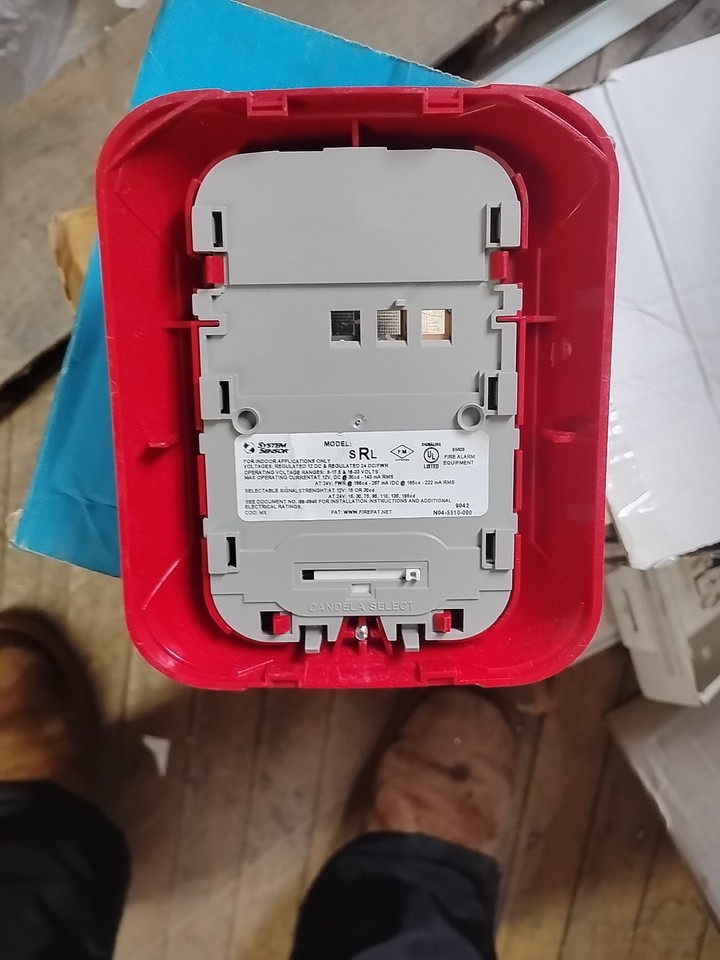 System Sensor SRL Fire Alarm Strobe Wall Red (NEW) | eBay